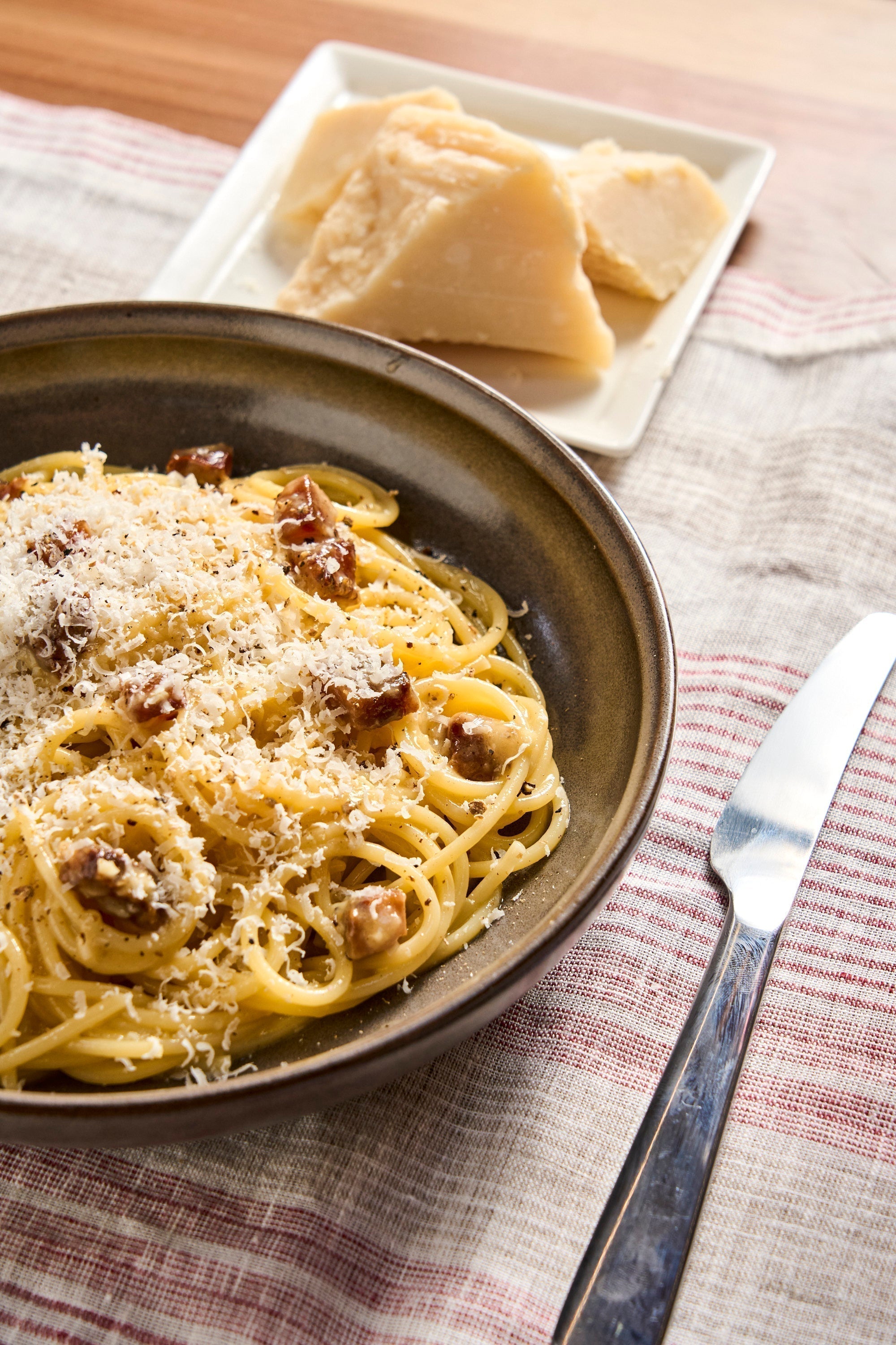 Max's spaghetti alla carbonara – Copper